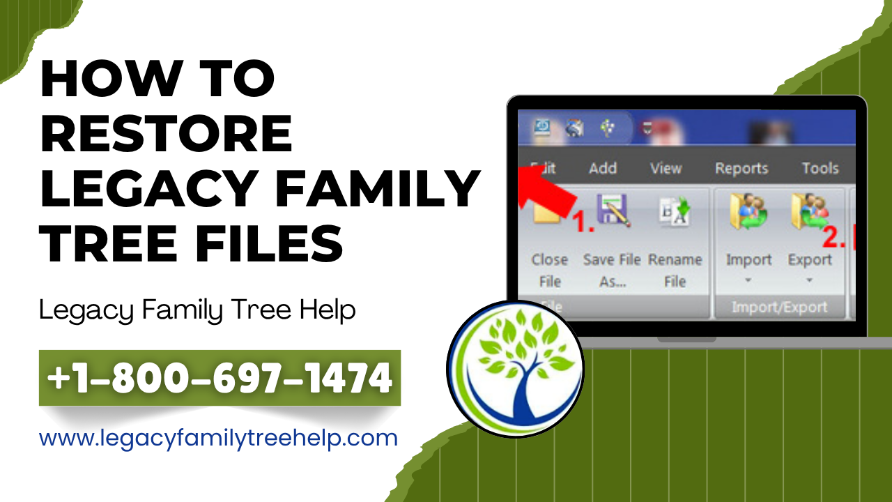 How To Restore Legacy Family Tree Files